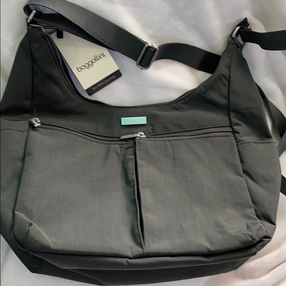 Baggallini | Bags | Baggallini Cargo Tote Crossbody Gray Interior Light ...